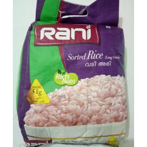 Rani Sorted Rice 5kg (Long Grain) - My Online Vipani