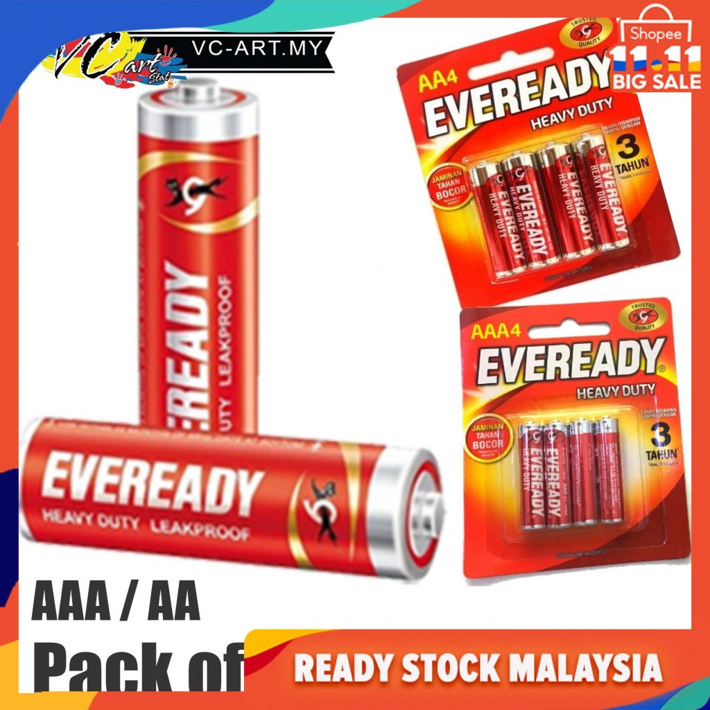 Everyday Battery Each Size aa - My Online Vipani